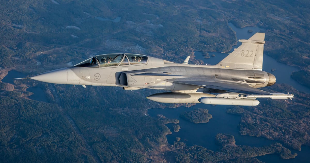 Saab’s New Electronic Attack Jammer Pod in the Air