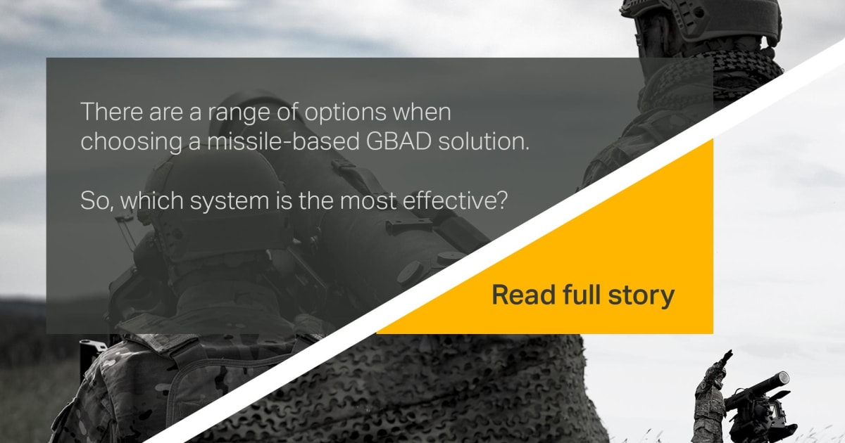 Which ground-based air defence (GBAD) solution is best?