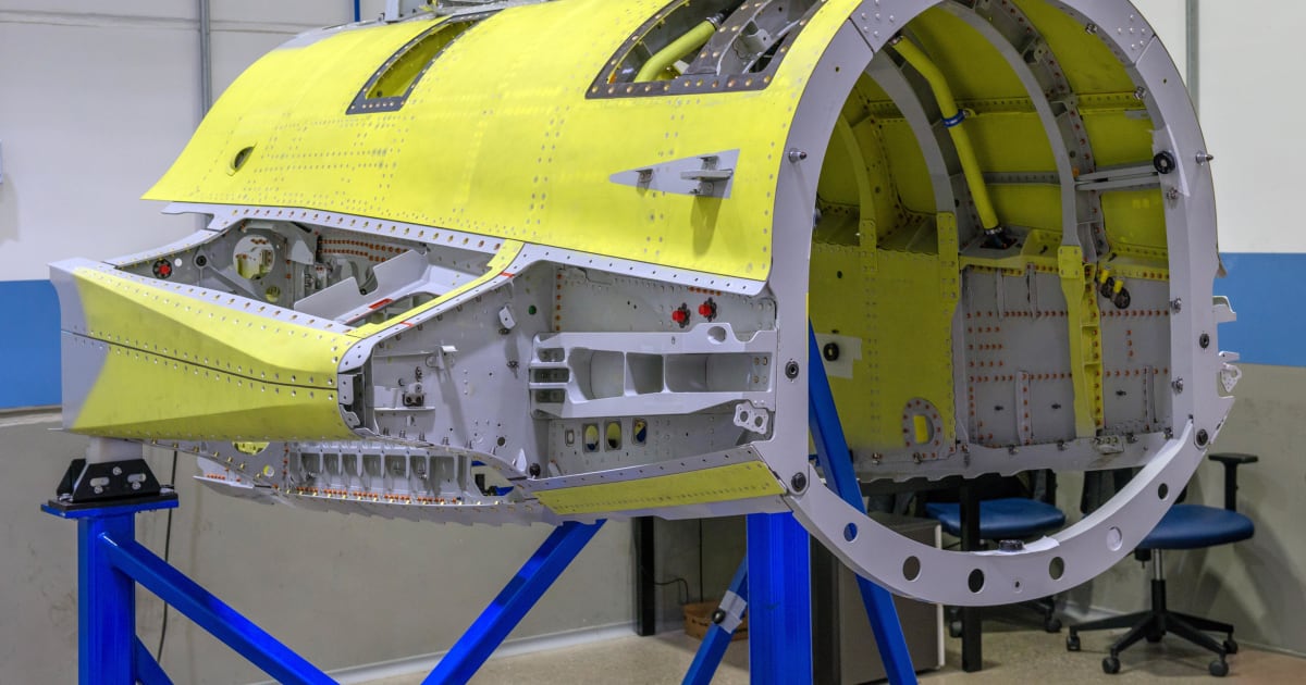 Saab concludes production of the first rear fuselage of the Gripen ...