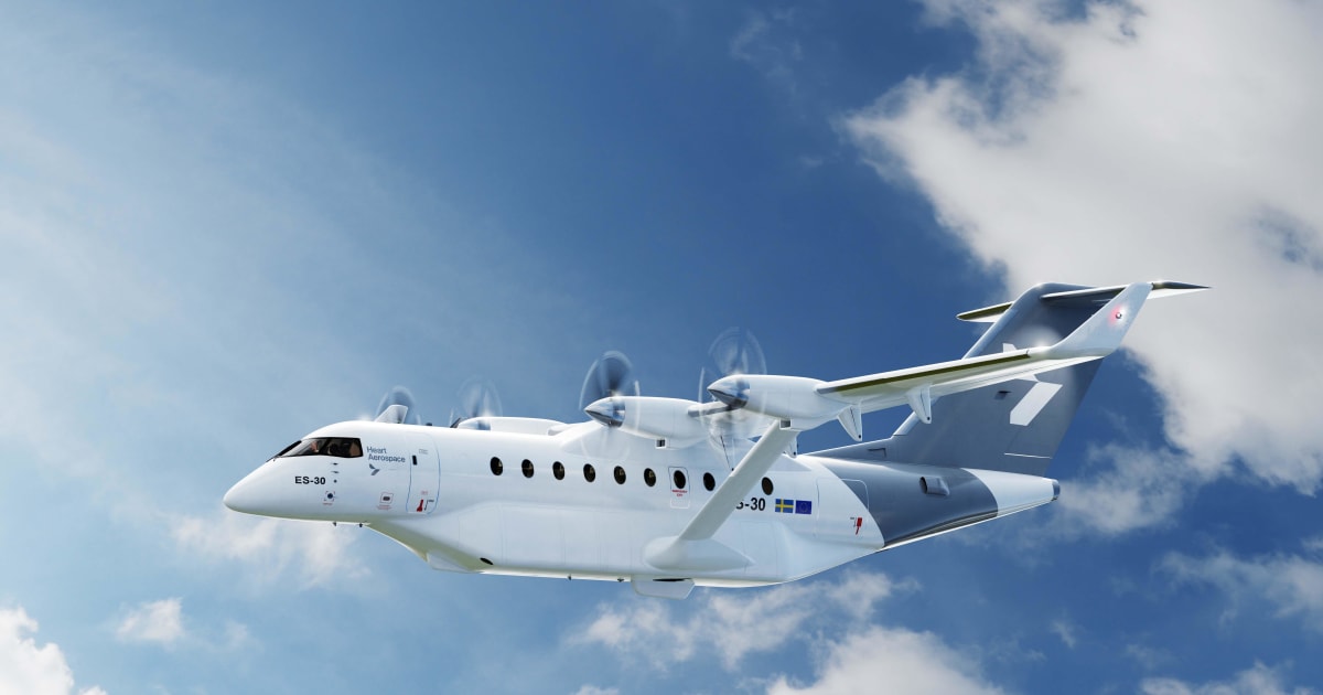 Saab Partners with Swedish Electric Aircraft Company Heart Aerospace