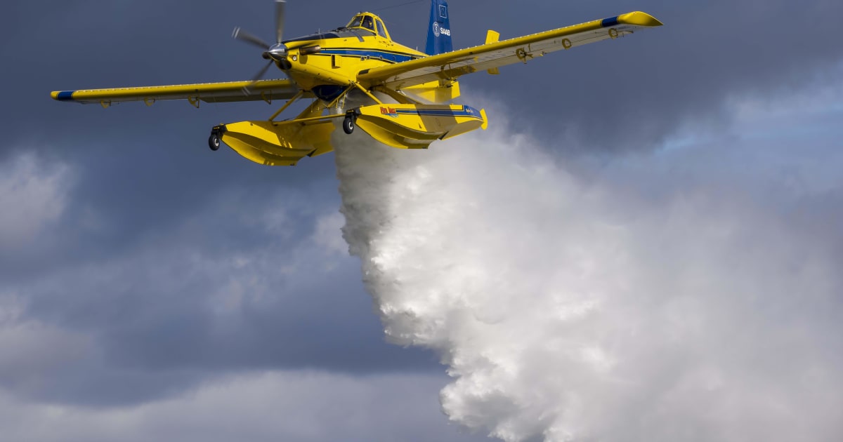 Saab continues to provide aerial firefighting capability for Sweden