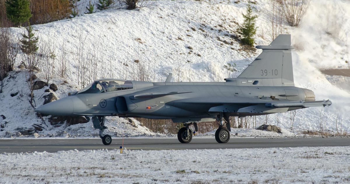 Gripen is built to fly in harsh weather
