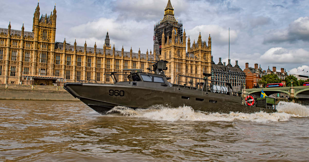 Saab’s Next Generation Combat Boat on the Thames