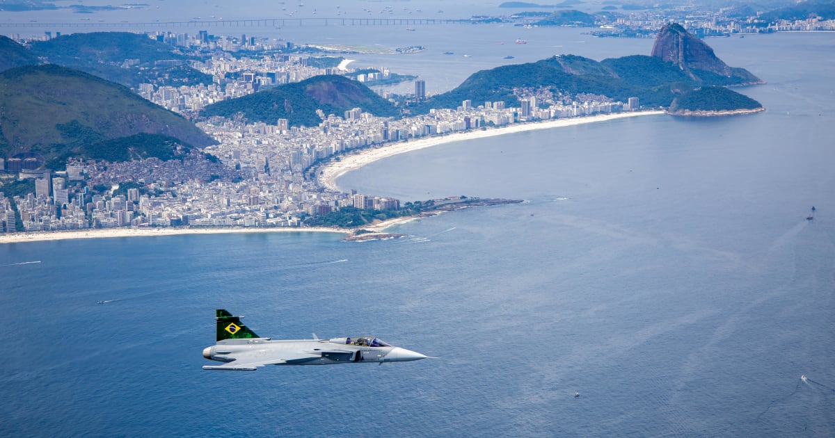 Saab concludes production of the first rear fuselage of the Gripen ...