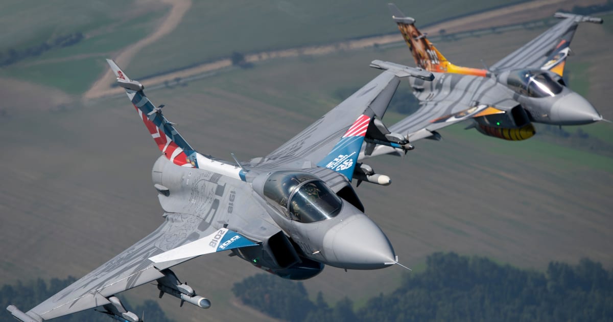 The Czech Air Force Welcomes New Gripen Display Pilot