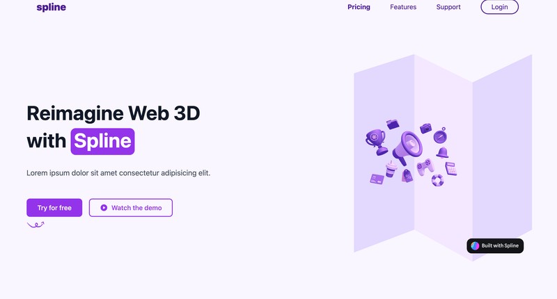 Top Free Tailwind CSS Web 3D Hero Sections FullScreen • bardui Top Free Tailwind CSS Web 3D Hero Sections FullScreen • bardui