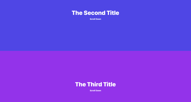 Tailwind CSS Page Scroll Sticky FullScreen • bardui