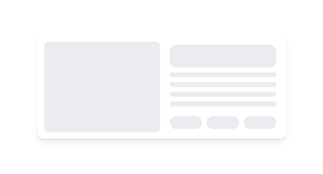 card skeleton for placeholder while data is loading • bardui