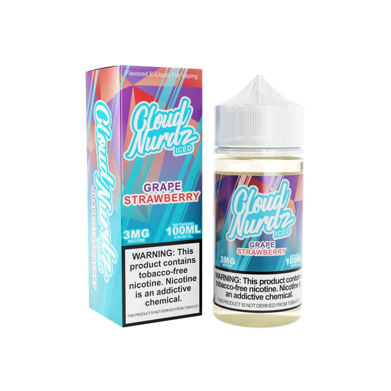 Cloud Nurdz Grape Strawberry Iced TFN | Vaporbeast Cloud Nurdz Grape Strawberry Iced TFN | Vaporbeast
