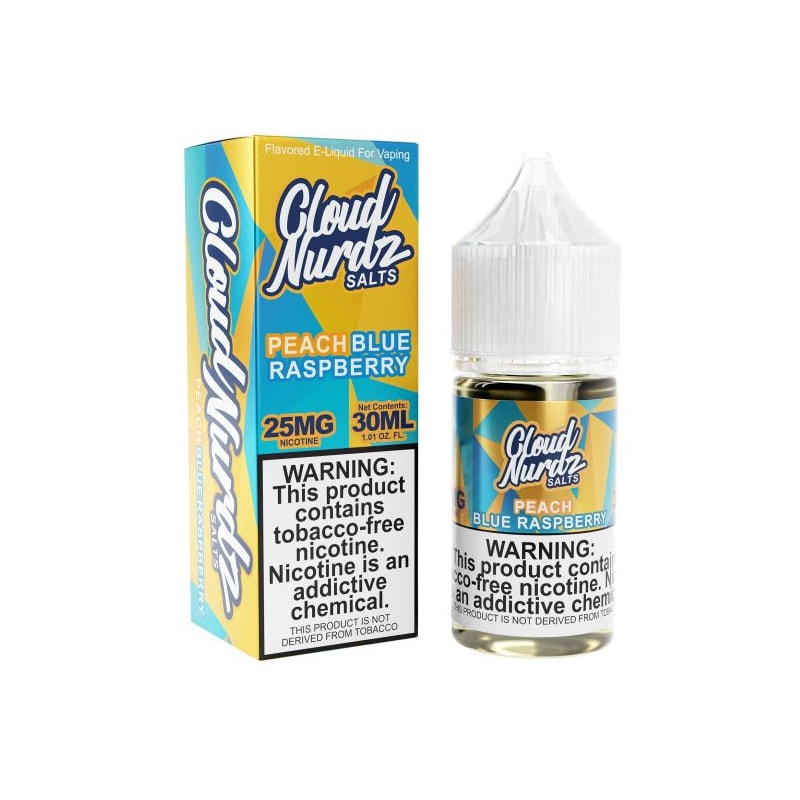 Cloud Nurdz TFN Peach Blue Raspberry Vape Juice | VaporBeast Cloud Nurdz TFN Peach Blue Raspberry Vape Juice | VaporBeast