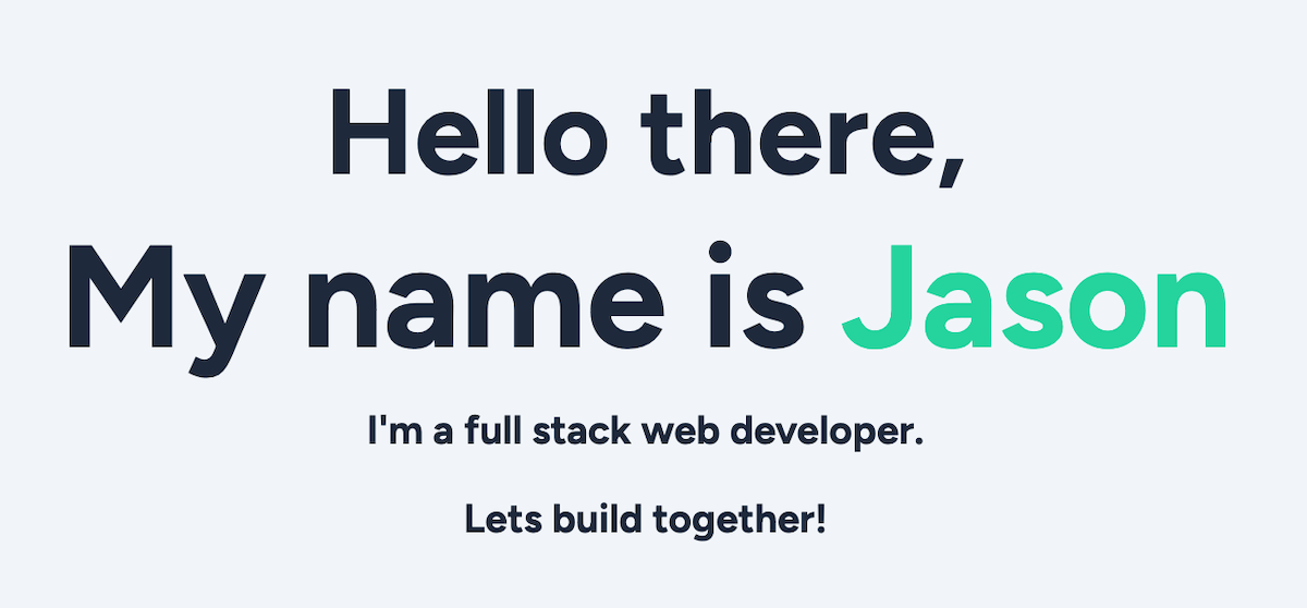Jason Gaglio - Full Stack Web Developer