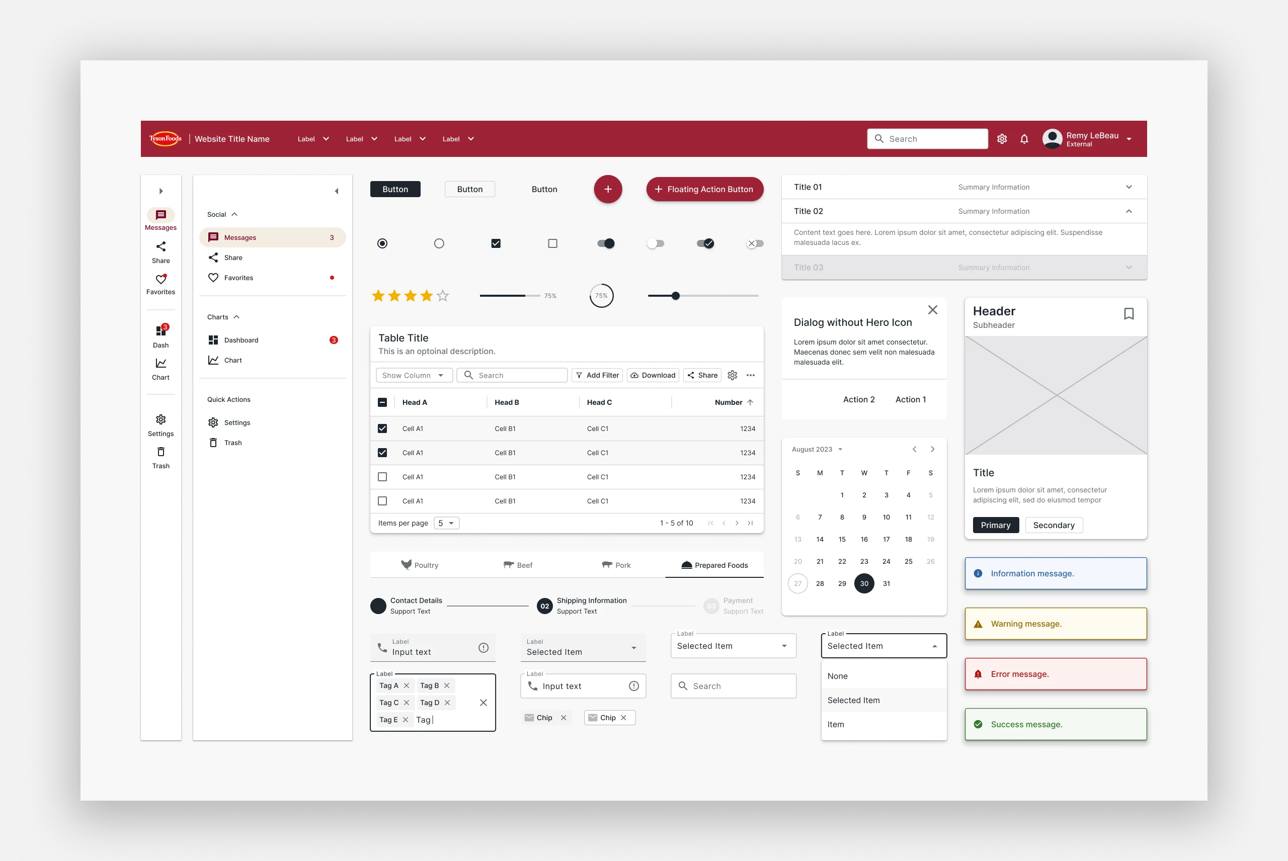 Tyson Web Design System | Kay Space