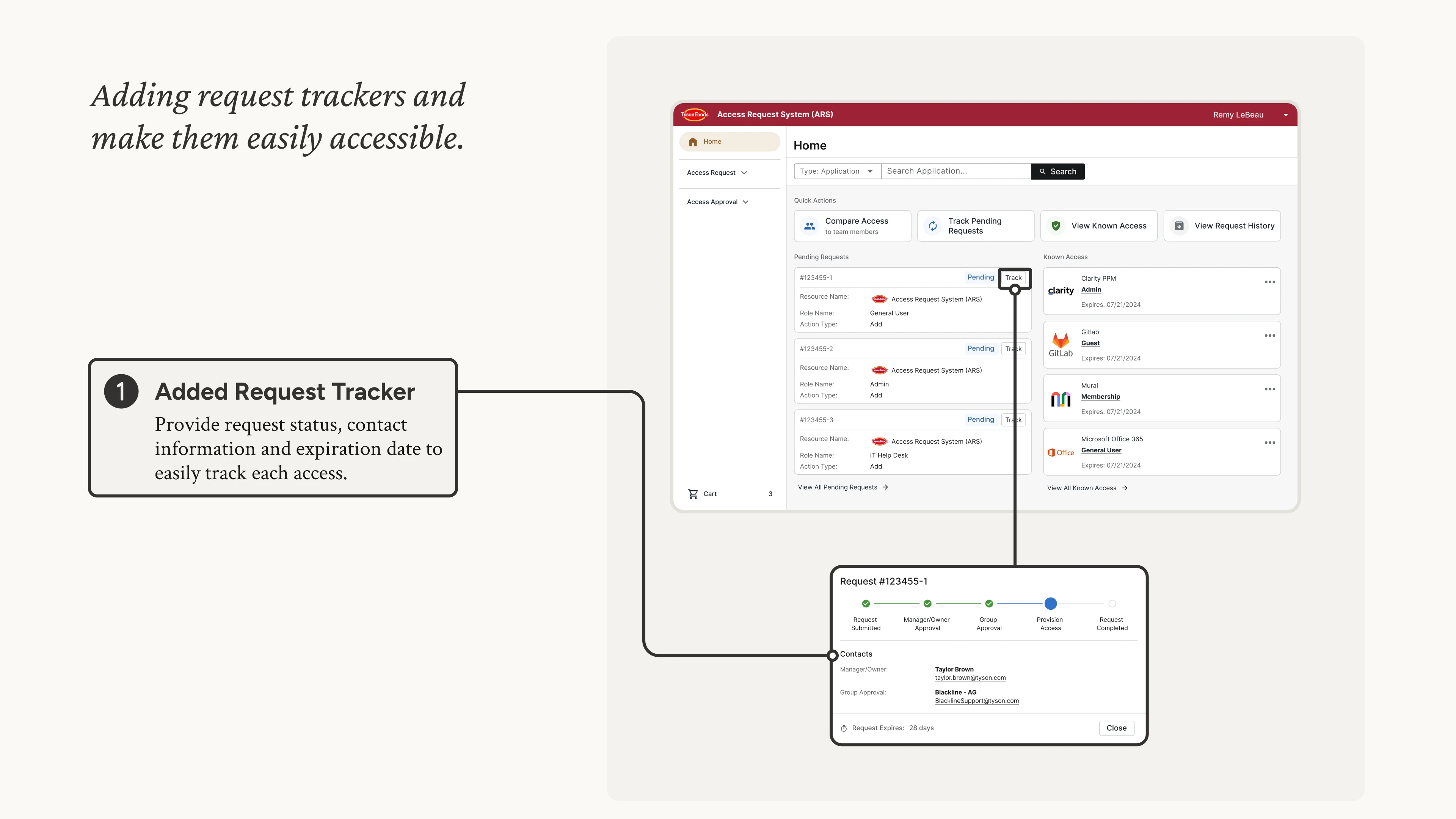 Access Request System Redesign | Kay Space