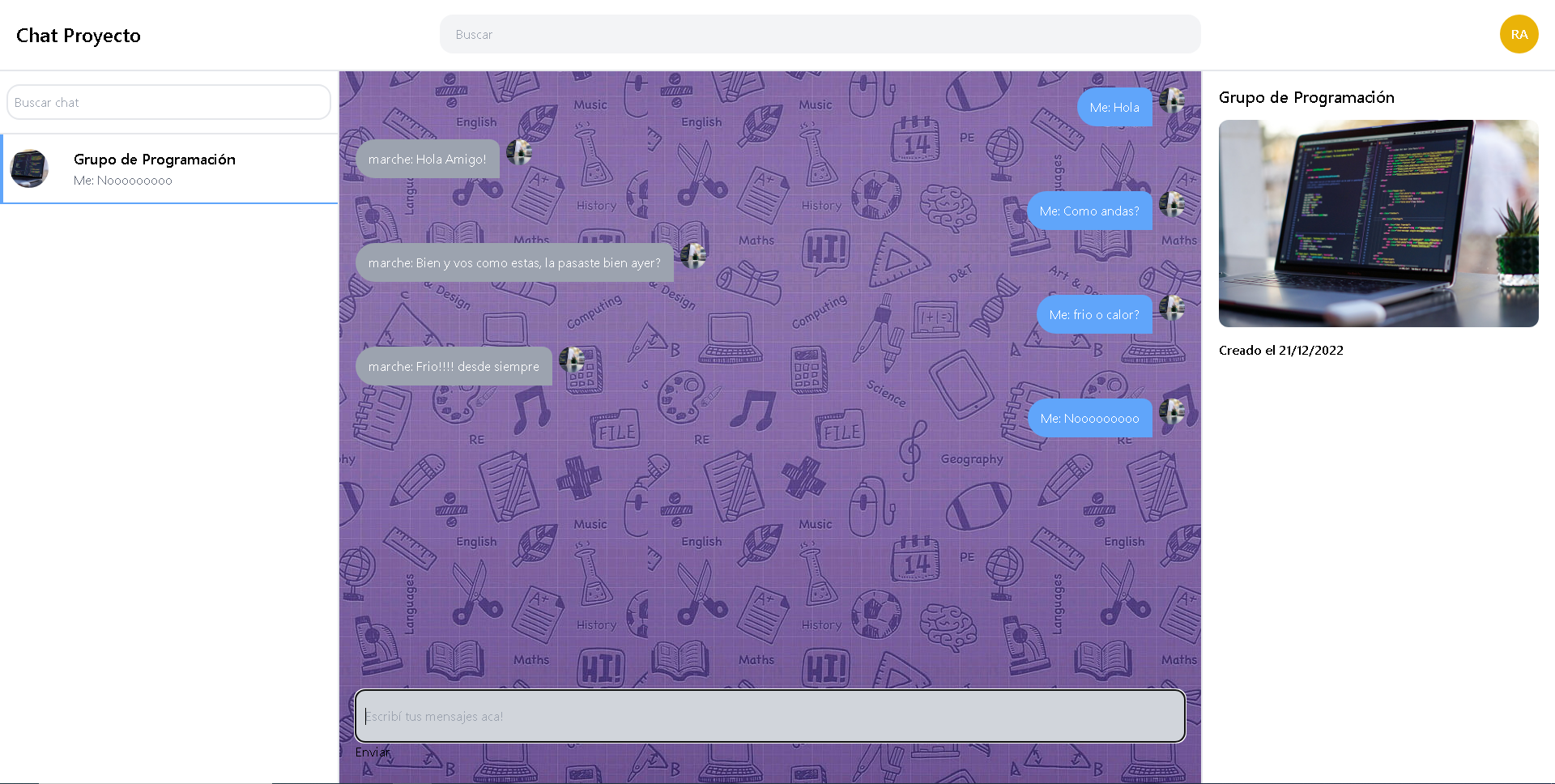GitHub - i-martello/Proyecto-Chat