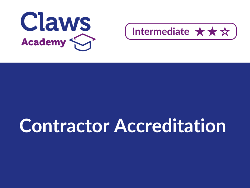 Contractor Accreditation – Claws Academy