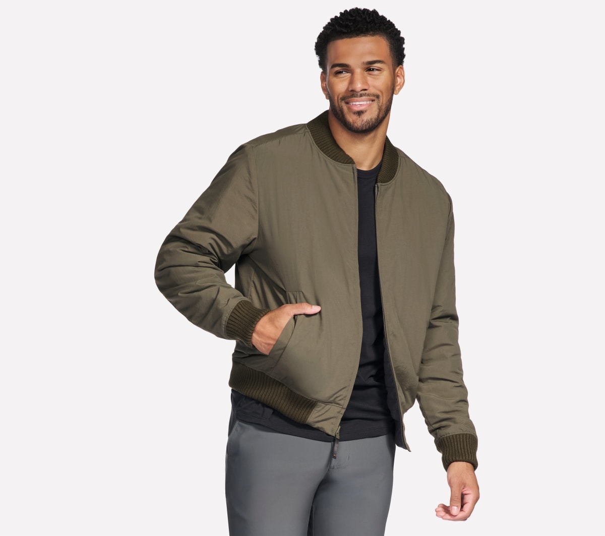 SKECHERS GOSHIELD GLIDE REVERSIBLE BOMBER | FunkySouq
