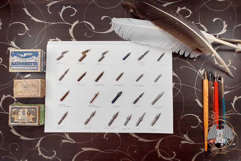 Les différentes plumes | Cours de calligraphie gratuit | Tityvillus Academy