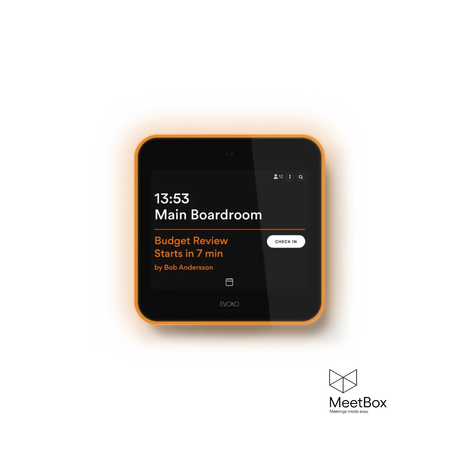 Evoko Liso Room Manager Touch Panel – Video Conferencing, Meetings and ...