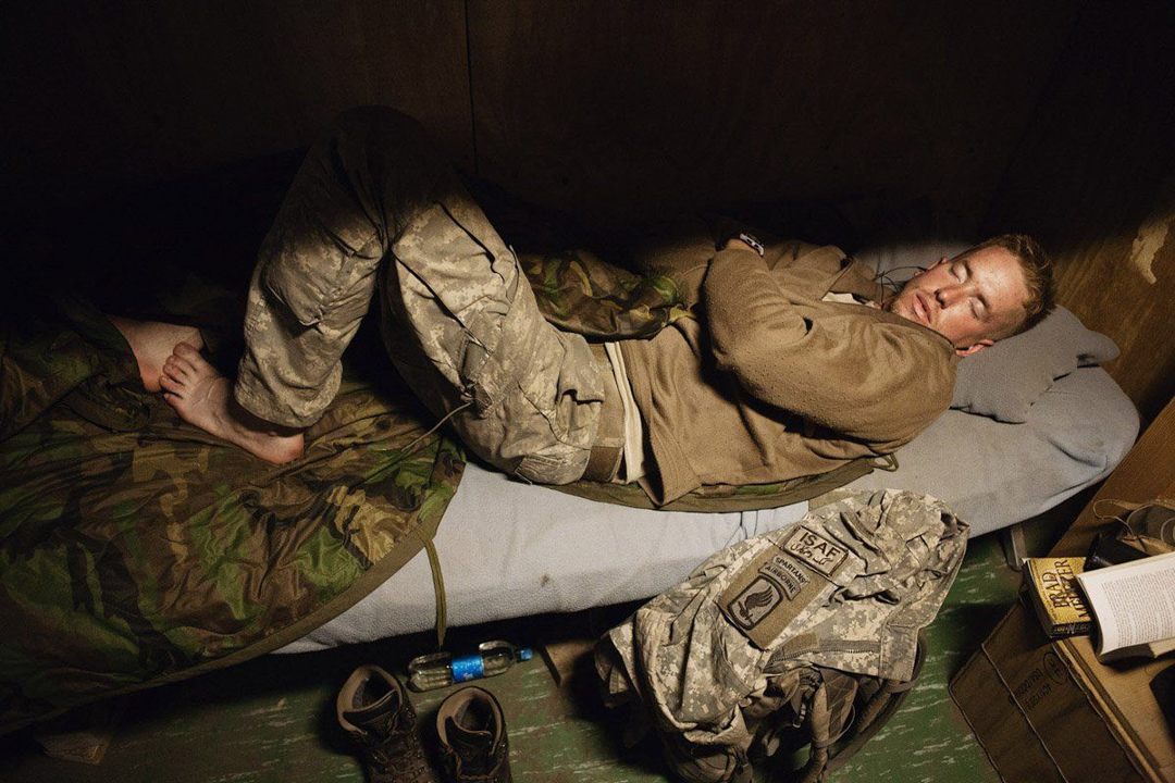 "Sleeping Soldiers", Tim Hetherington (1970-2011)