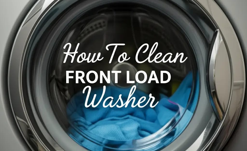 How To Clean Front Load Washer — Be A Cleaner