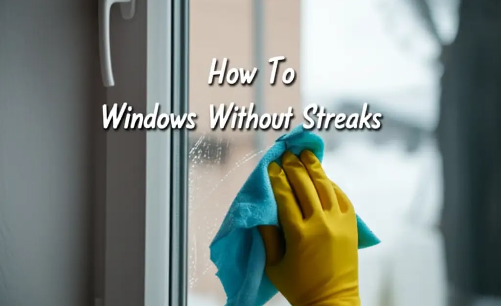 How To Clean Windows Without Streaks — Be A Cleaner