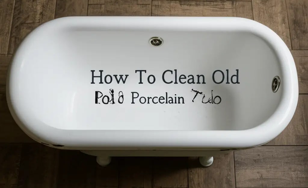 How To Clean Old Porcelain Tub — Be A Cleaner