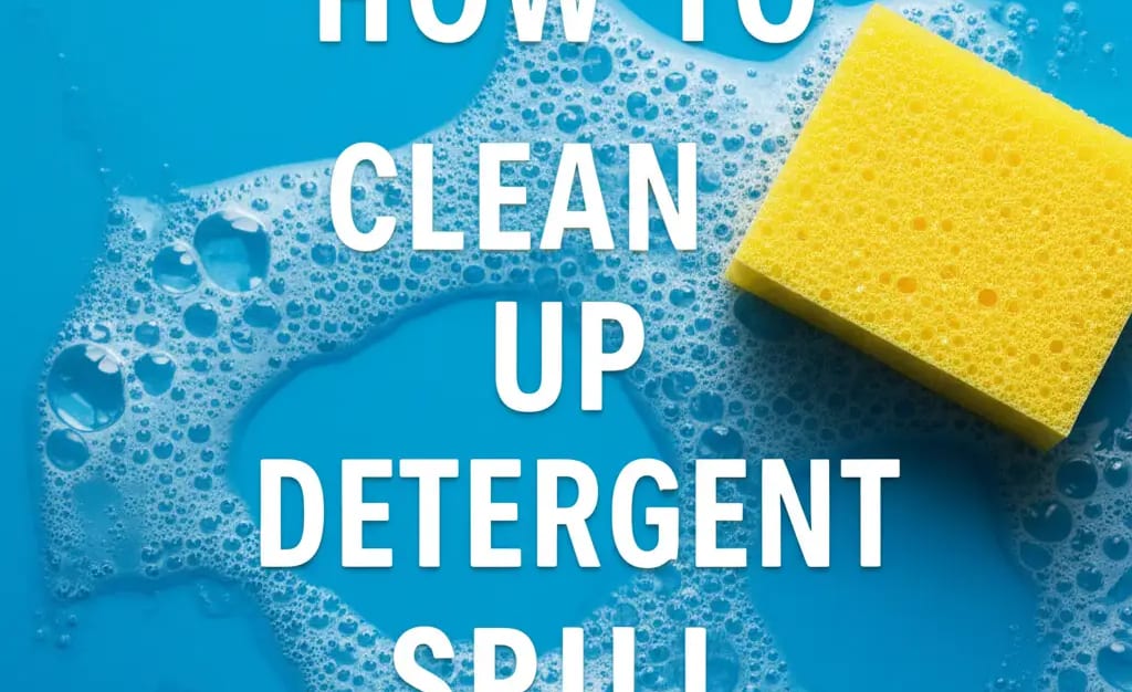 How To Clean Up Detergent Spill — Be A Cleaner