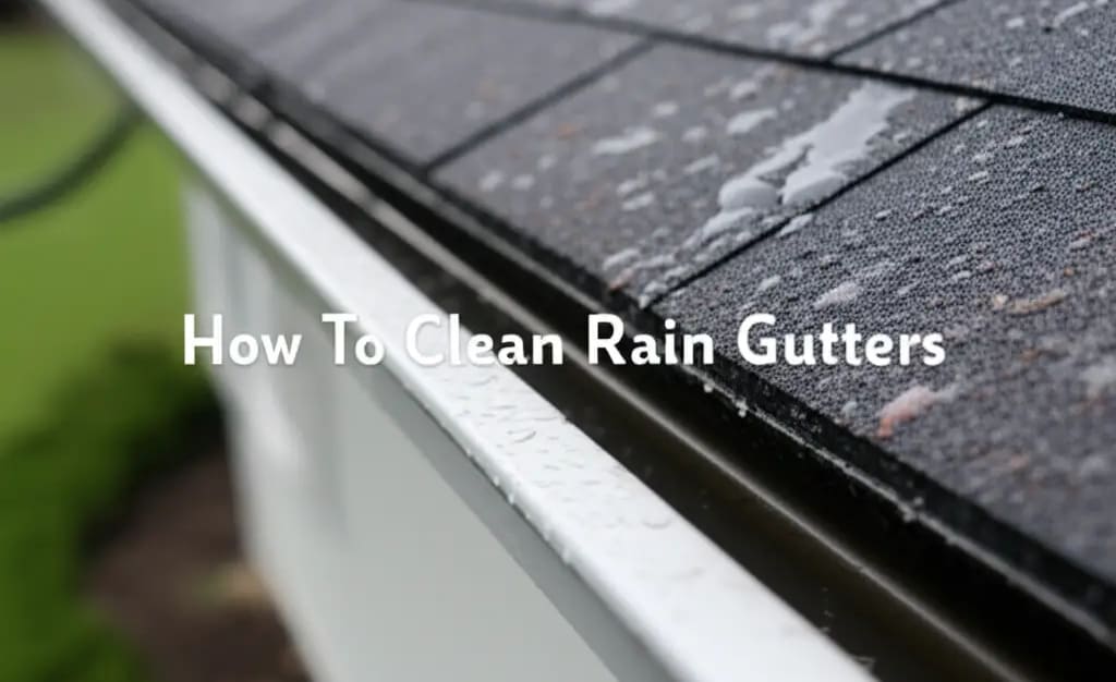How To Clean Rain Gutters — Be A Cleaner