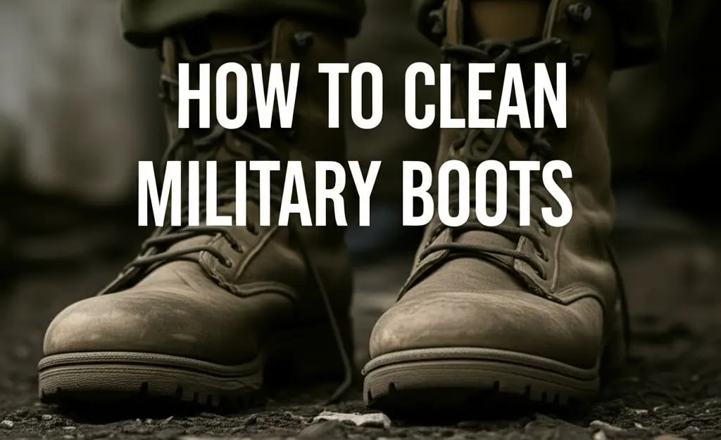 How To Clean Military Boots — Be A Cleaner