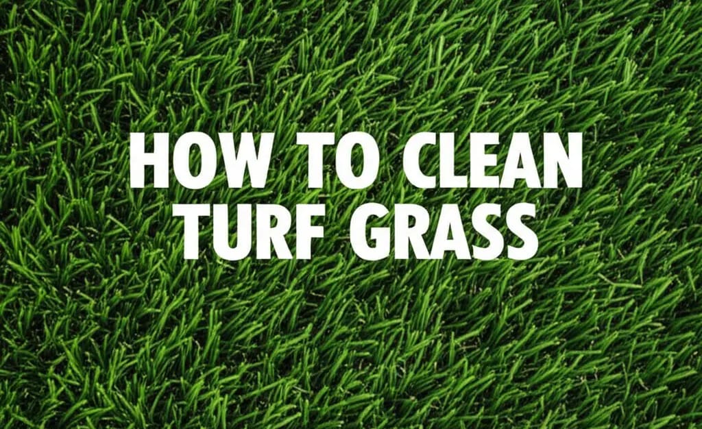 How To Clean Turf Grass — Be A Cleaner