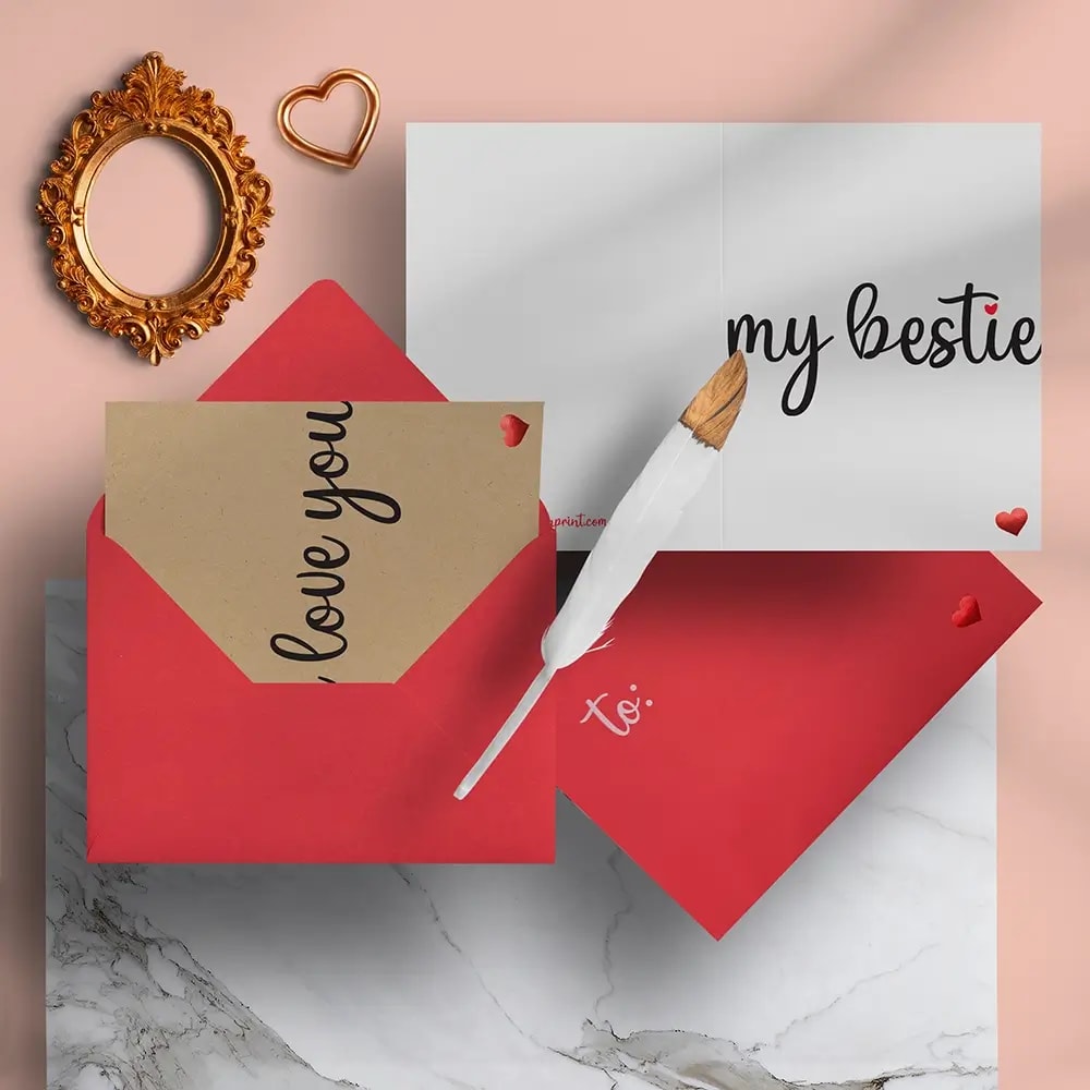 Free Greeting Card for Valentine's Day - Captain Printworks