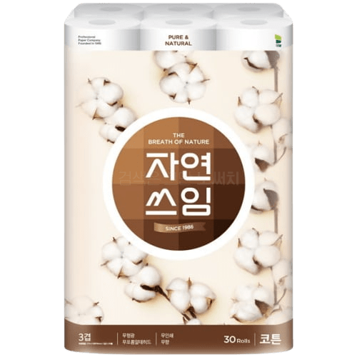 대왕 - 자연쓰임 코튼 27m 30롤 리뷰&스펙분석