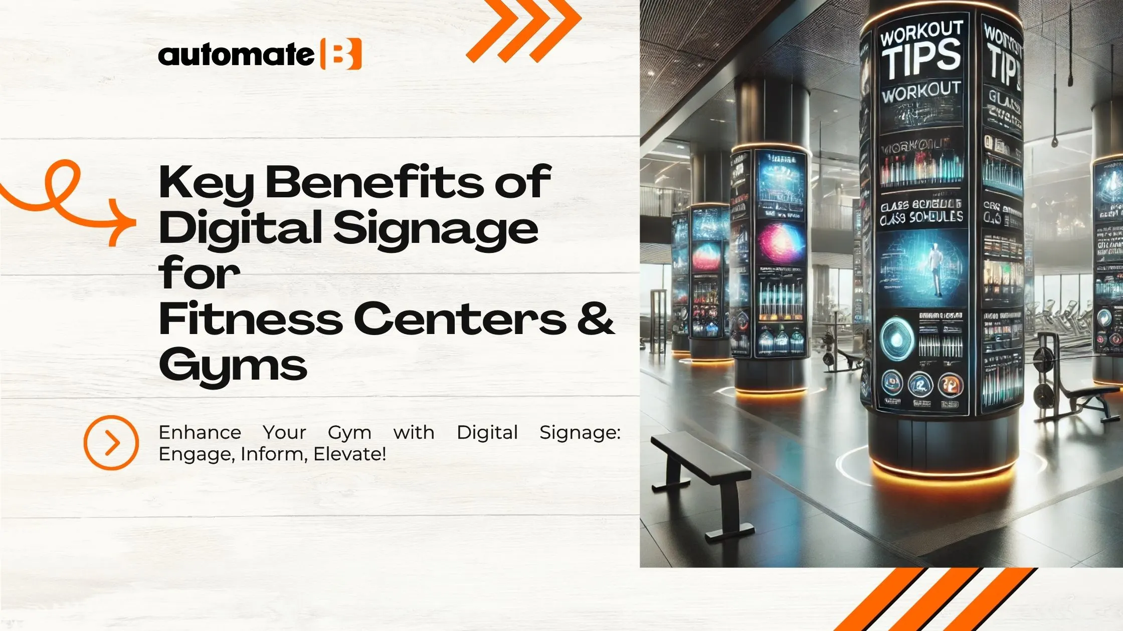 Key Benefits of Digital Signage for Fitness Centers and Gyms - Gym Signage