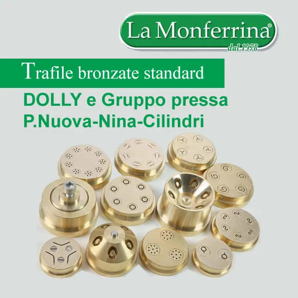 Monferrina trafile in bronzo standard Dolly e gruppo pressa Nina PNuova ...