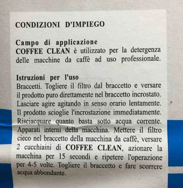 COFFEE CLEAN detergente anticalcare professionale macchine caffè 750 ml ...
