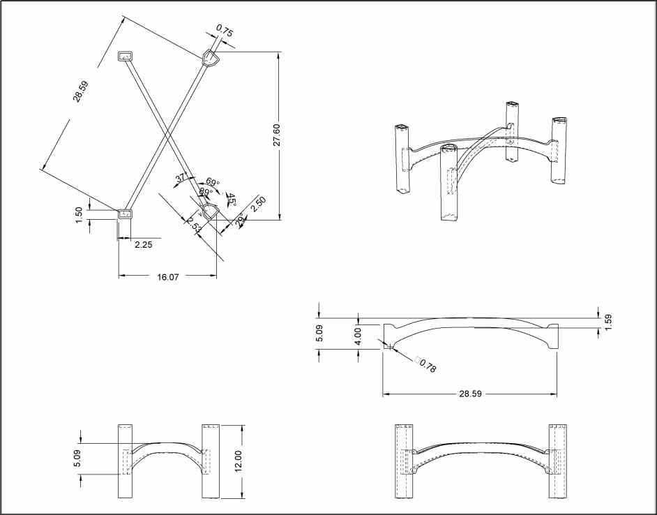 Design molded reinforced plastics parts