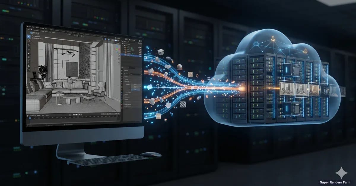 Guia de Cloud Rendering para Blender (2026) | SuperRenders