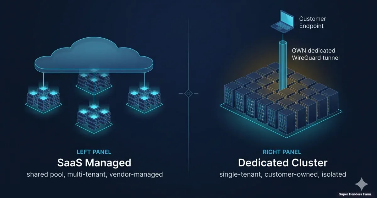 SaaS Render Farm vs Dedicated Cluster 2026 | SuperRenders