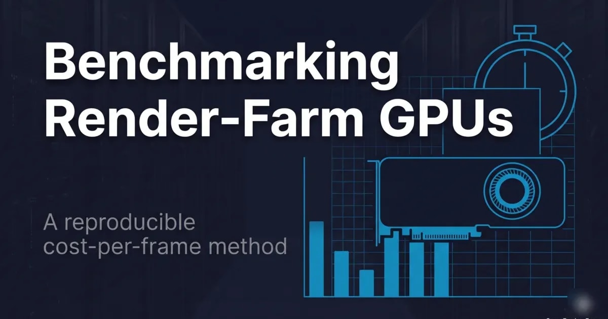 Metodología de benchmark de GPU para render farm (2026) | SuperRenders