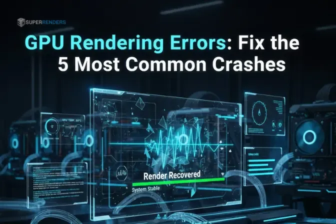 Fix 5 Common GPU Rendering Errors (VRAM, TDR, Driver) - Super Renders Farm