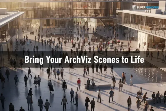 Anima Plugin for 3ds Max: Crowd Simulation Guide for ArchViz - Super ...