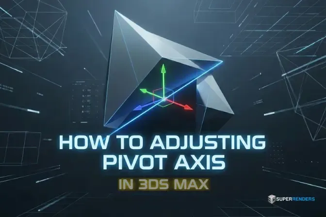 Adjust Pivot Axis to Edge Normal in 3ds Max | Guide - Super Renders Farm