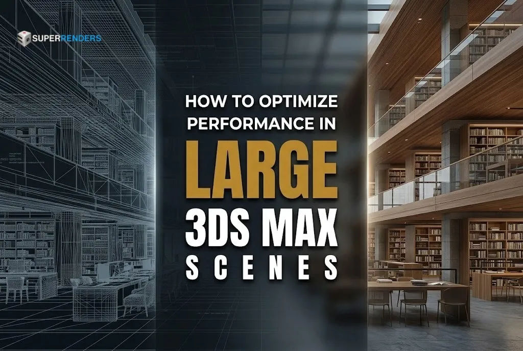 Optimize Performance in Large 3ds Max Scenes | SuperRenders