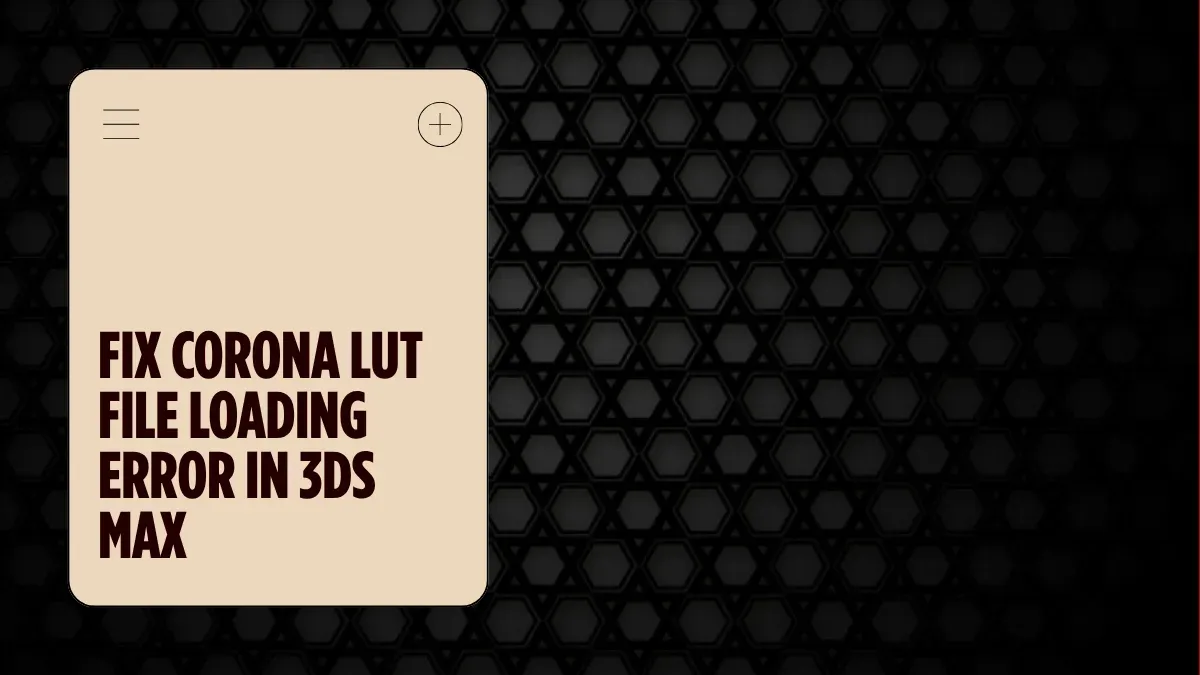 Fix Can't Begin Chunk Data Error in 3ds Max | SuperRenders