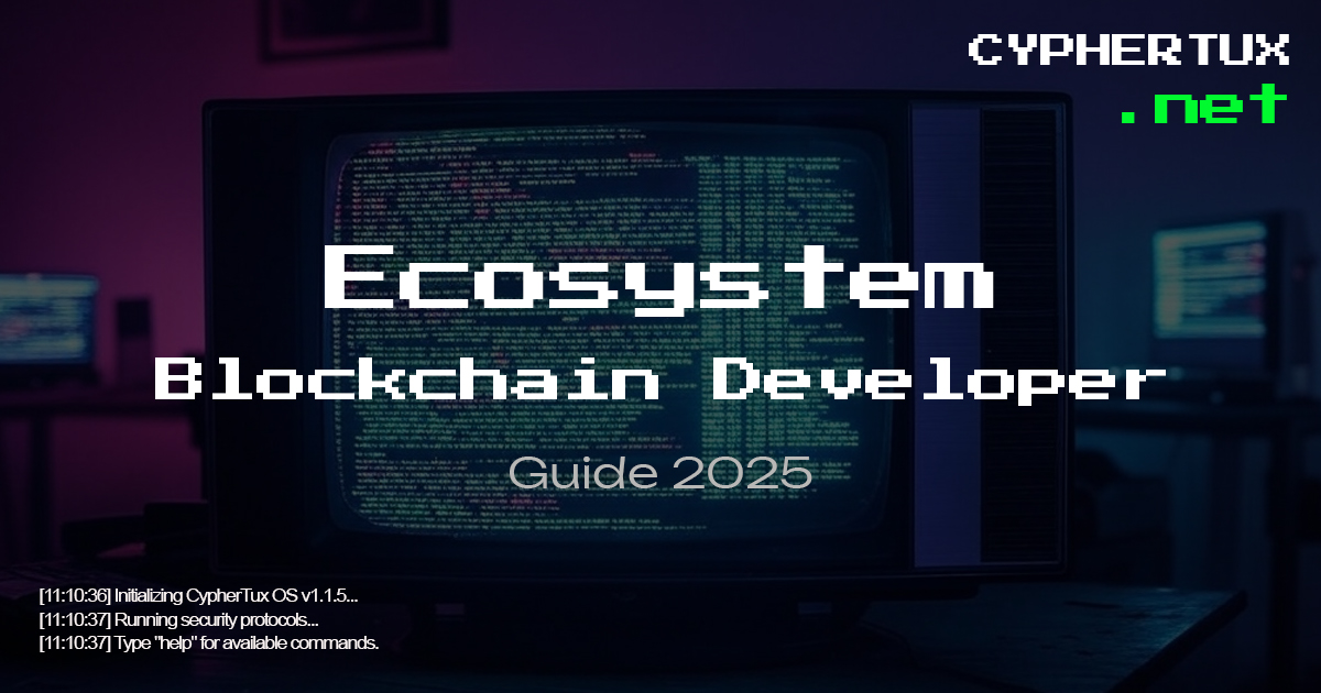The Blockchain Developer Ecosystem (2025 Guide)