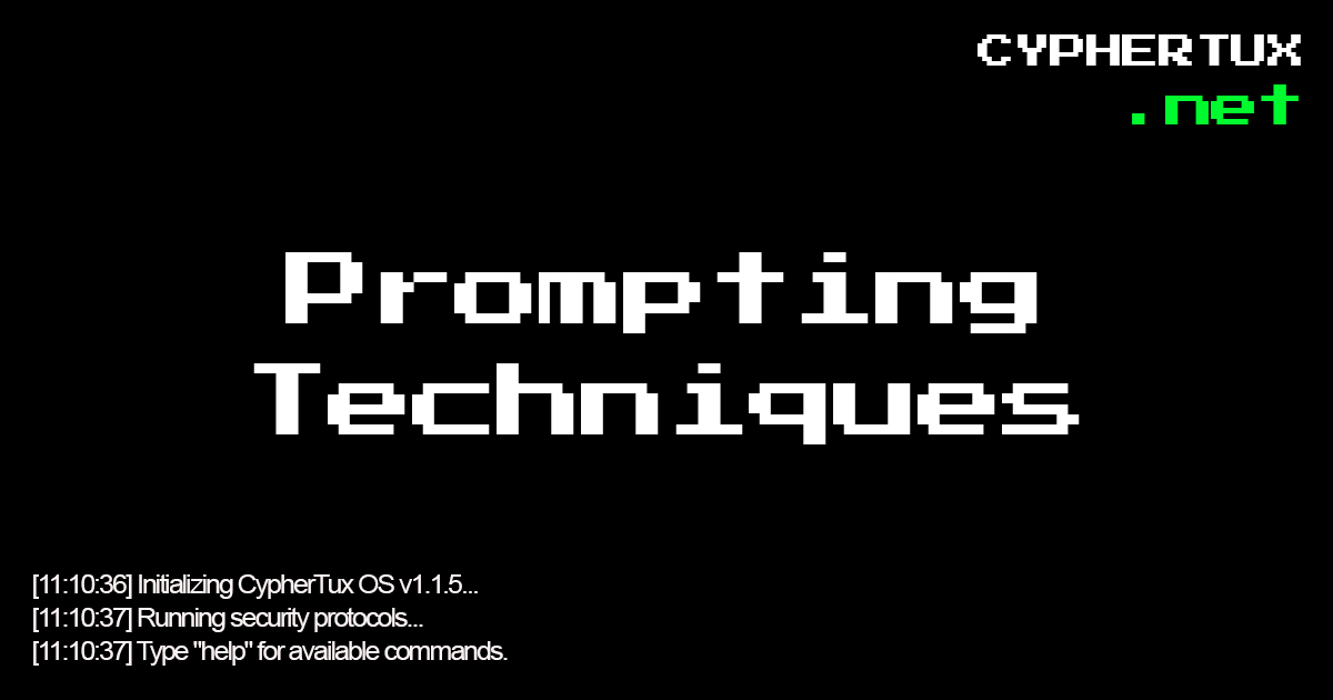 Mastering Prompting Techniques: Improving Your Results with AI Models Mastering Prompting Techniques: Improving Your Results with AI Models