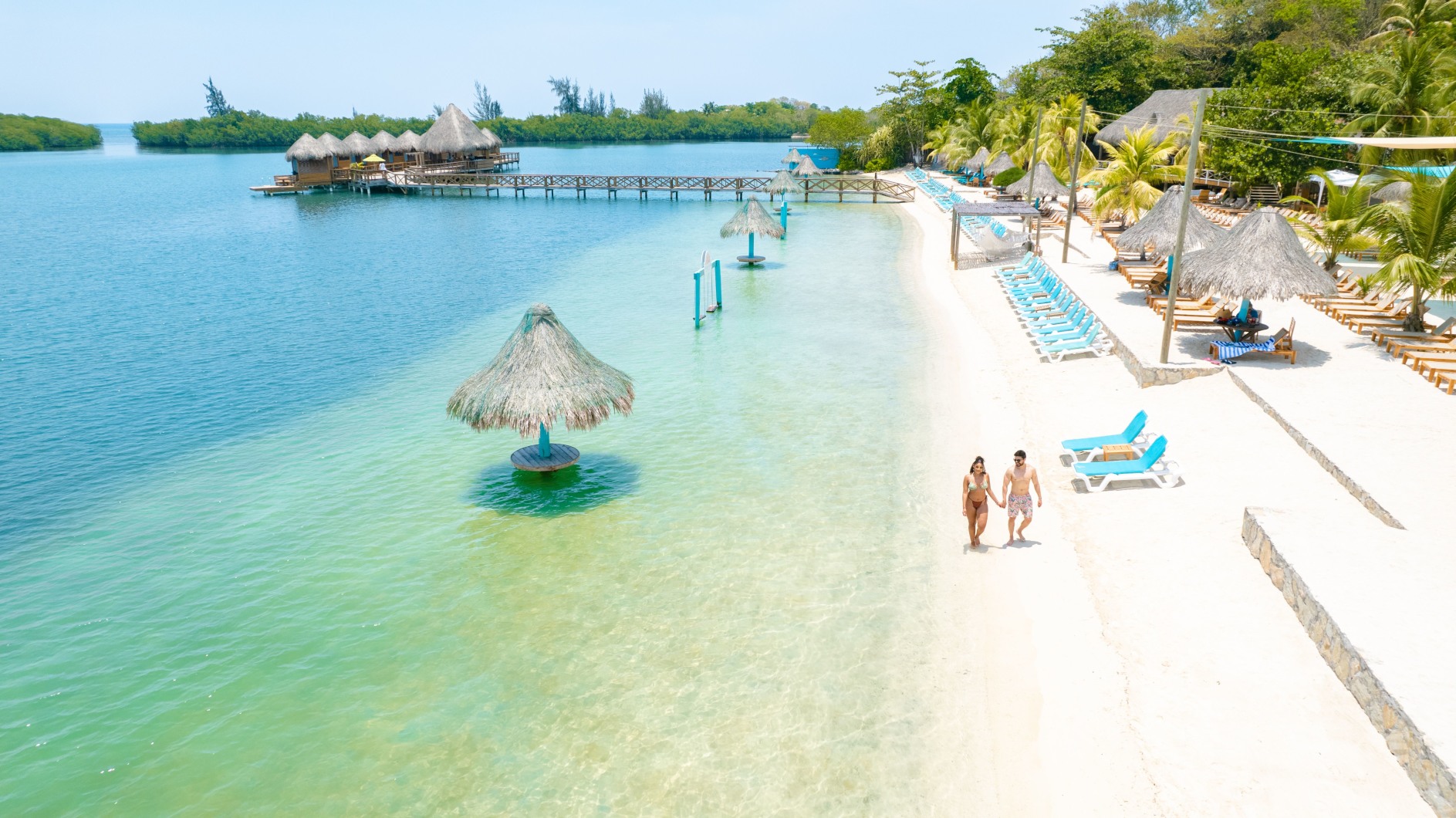 Roatan Excursions | Exclusive Ocean view Cabaña Day Pass at Turquoise Bay
