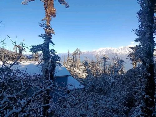 Season’s First Snowfall Blankets Higher Reaches of Sikkim | Sikkim News