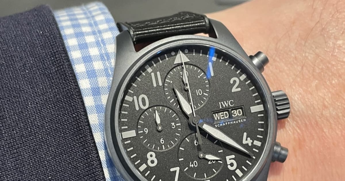 IWC: Pilot’s Watch Chronograph 41 Top Gun Ceratanium | WatchTime