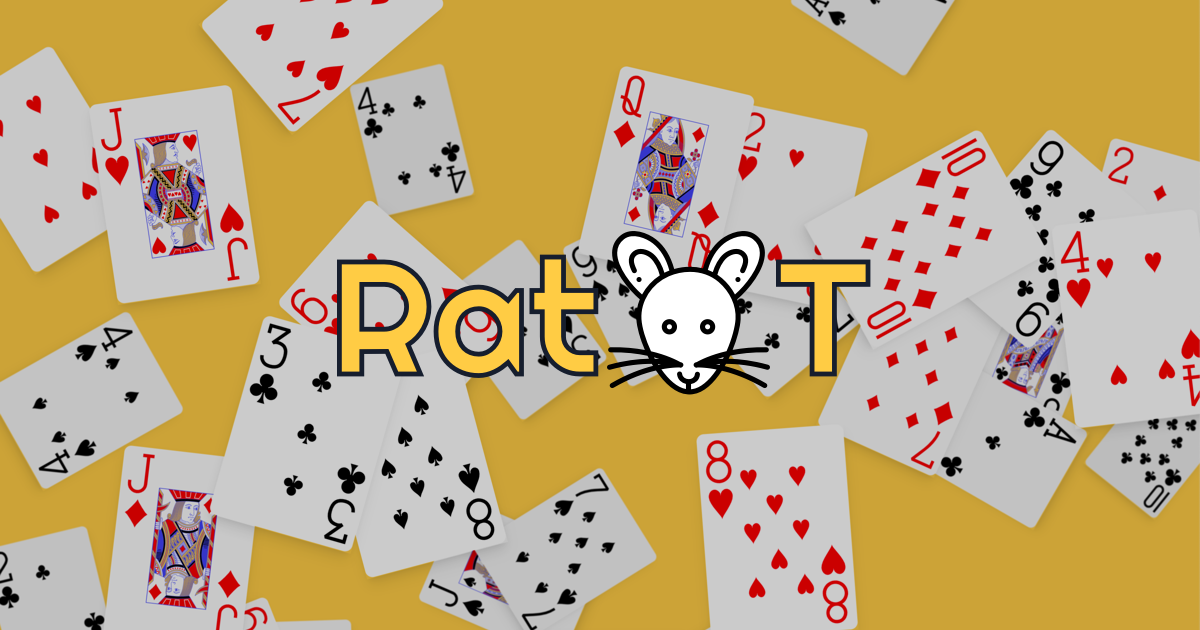 Rat T - A fun online card game you can play together while apart.